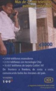 Phonecard: Indices De Desarrollo Del Ice. (Tarjeta 7) (ICE Servicio ...