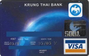 Bank Card: Krungthai Bank -35 (Krung Thai Bank, ThailandCol:TH-VI-0066