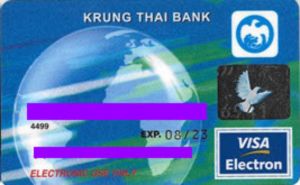 Bank Card: Krungthai Bank -16 (Krung Thai Bank, ThailandCol:TH-VE-0016.01