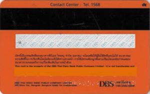 Bank Card: Thai Danu Bank -02 (Thai Danu Bank, ThailandCol:TH-GM-0105
