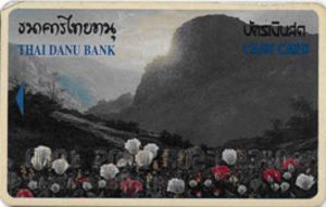 Bank Card: Flowers Field (Thai Danu Bank, ThailandCol:TH-GM-0108