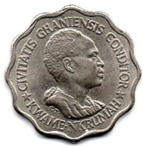 Moneda: 5 Pesewas (Ghana) (1965~1967 - Cedis) WCC:km8