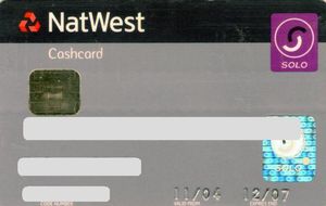Bank Card: NatWest - CashCard (National Westminster Bank, United ...
