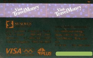 Bank Card: Visa Travel Money - Atlanta 1996 (SYNOVUS Financial Corp ...