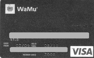 Bank Card: WaMu - Platinum (Washington Mutual Bank, United States of ...
