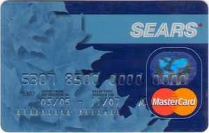 Bank Card: MasterCard Mass (Sears Canada Bank, CanadaCol:CA-MC-0006