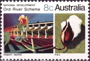 Stamp: Ord River Scheme (Australia(National Development (1st Series ...