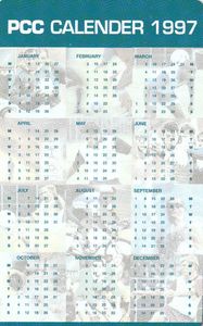 Phonecard: Seasons Greetings/Santa & Elephants/Calendar 1997 (Telkom ...