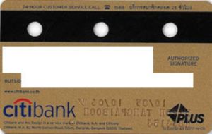 Bank Card: Citibank -09 (Citibank, ThailandCol:TH-VI-0084