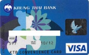 Bank Card: Krungthai Bank -33 (Krung Thai Bank, ThailandCol:TH-VI-0090