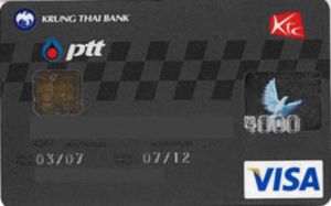 Bank Card: Krungthai Bank -PTT (Krung Thai Bank, ThailandCol:TH-VI-0091