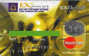 Bank Card: SCB Debit (Siam Commercial Bank, ThailandCol:TH-MC-0039