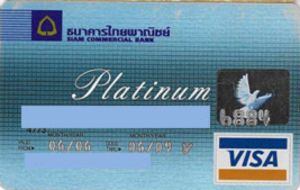 Bank Card: SCB -Platinum (Siam Commercial Bank, ThailandCol:TH-VI-0095