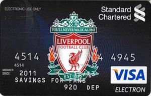 Bank Card: Liverpool Football Club (Standard Chartered, ThailandCol:TH ...