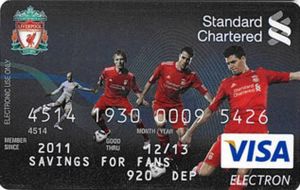 Bank Card: Liverpool Football Club (Standard Chartered, ThailandCol:TH ...