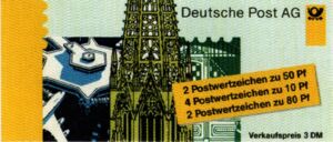 Stamp: Booklet-Sights (Germany, Federal Republic(Sights) Mi:DE MH29b oZ ...