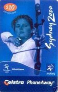 Phonecard: Sydney 2000 Olympics-Archery - Reprint (Telstra (PhoneAway ...