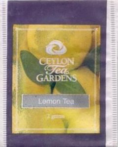 Tea Bag: Lemon Tea, name in grey bar (Ceylon Tea Gardens, Sri LankaCol ...