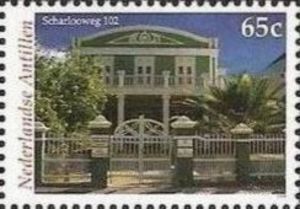 Stamp: Scharlooweg 102 (Netherlands Antilles(Houses and Mansions) Mi:AN ...