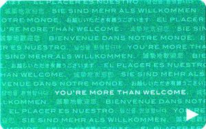 Hotel Card: Hyatt - You're more than welcome (green) (Hyatt, United ...