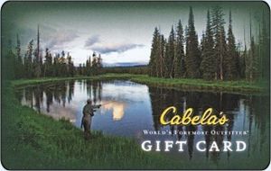 Gift Card: Lake (Cabela's, United States of America(Cabela's) Col:US ...