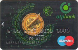 Bank Card: OTP Bank Maestro (Otp Bank, UkraineCol:UA-MS-0013.01
