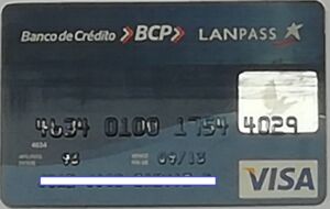 Bank Card: Banco de Crédito BCP - LANPASS (BCP - Banco de credito ...