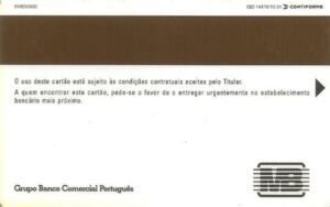 Bank Card: Cartão de Depósito (Banco Comercial Portugués, PortugalCol ...