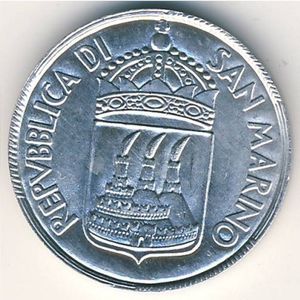 Coin: 5 Lire (San Marino(1972~2001 - Lira - Coin inserted Mint Set ...