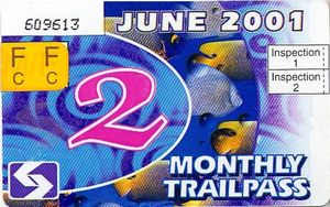 Transport Ticket: Fish (SEPTA, United States of America(Monthly ...