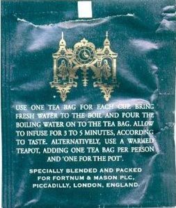 Tea Bag: Queen Anne, Famous Teas (Fortnum & Mason, United Kingdom of ...