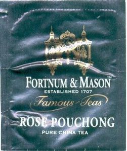 Tea Bag: Rose Pouchong, Famous Teas, with number (Fortnum & Mason ...