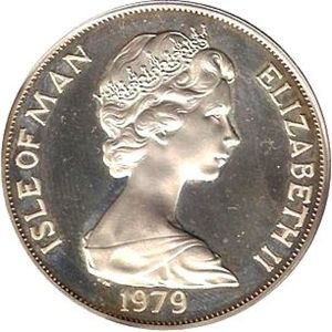 Coin: 1 Crown (Tercentenary of Manx Coinage) (Isle of Man) (I77 - One ...