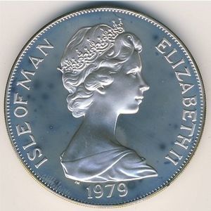 Coin: 1 Crown (Tercentenary of Manx Coinage - Silver edition) (Isle of ...