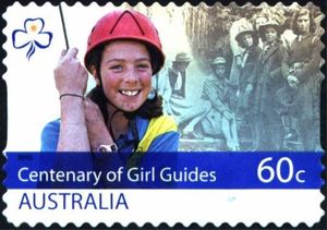 Stamp: Girl Guide (Australia(Centenary of Girl Guides in Australia) Mi ...