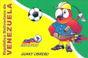 Postcard: Guaky Obrero (Venezuela(- Ipostel - American cup Venezuela ...