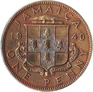 Coin: 1 Penny (Jamaica(1840~1969 - Pound - Circulation) Col:JM-000020 ...