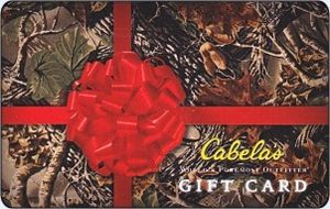 Gift Card: Red Bow (Cabela's, United States of America(Cabela's) Col:US ...