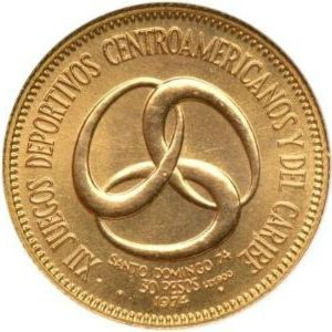 Moneda: 30 Pesos (12th Central American & Caribbean Games) (República ...
