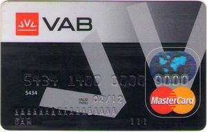 Bank Card: MasterCard Standard (VABank, UkraineCol:UA-MC-0214.01