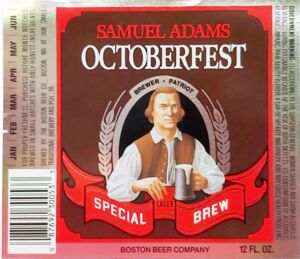 Drink Label: Samuel Adams Octoberfest (Boston Beer Co., United States ...