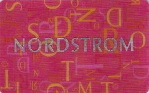 Gift Card: letters (Nordstrom, United States of America(Nordstrom) Col ...