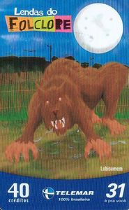 Tarjeta Telefónica: Lendas Do Folclore - 03/14 - Lobisomem - 3817 (Telemar BA 23, Bahia ...