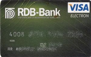 Bank Card: RDB-Bank (RRB-Bank, BelarusCol:BY-VE-0031