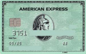 Bank Card: American Express Green Card (International Bank of ...