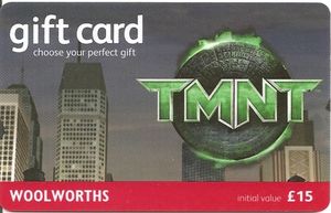 Gift Card: Teenage Mutant Ninja Turtles (Woolworths, United Kingdom of ...