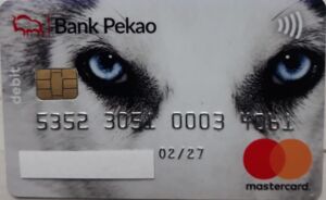 Bank Card: Dog (Bank Polska Kasa Opieki SA/Bank Pekao SA, PolandCol:PL ...