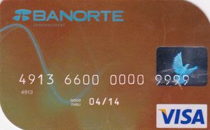 Bank Card: Internacional (BaNorte, MexicoCol:MX-VI-0012
