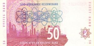 Banknote: 50 Rand (South Africa(1992-1999 Issue) Wor:P-125b 💴