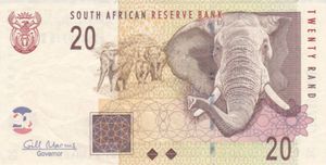 Banknote: 20 Rand (South Africa(2005-2010 Issue) Wor:P-129b